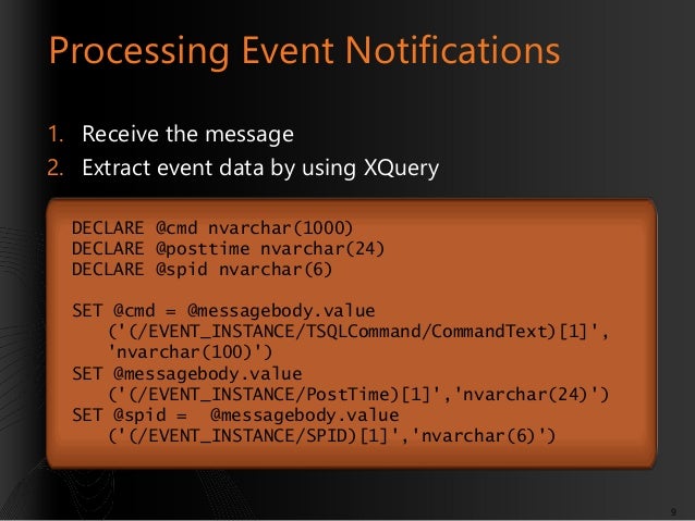 Make Sql Server To Talk You