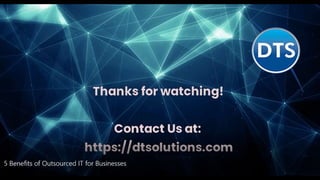 Make Technology Work For You 5 Advantages of outsourced IT Management ...