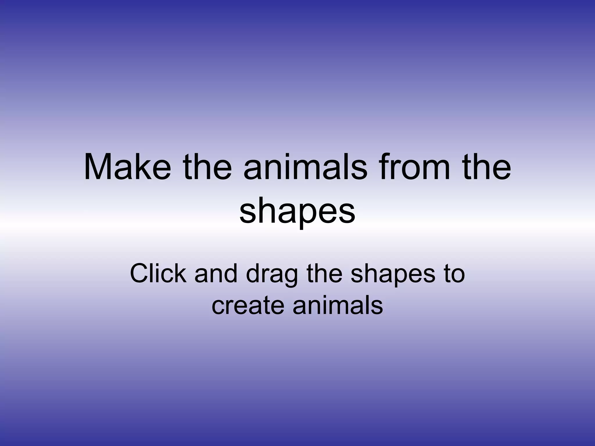 Make The Wild Things From The Shapes | PPT