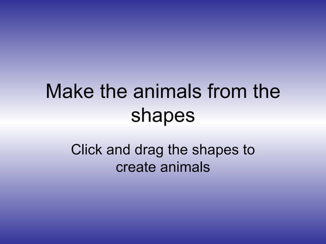 Make The Wild Things From The Shapes | PPT