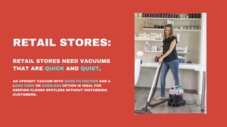 Choosing the Right Commercial Vacuum Cleaner | PDF