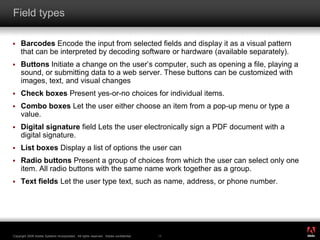Making the most of PDF forms | PPTX