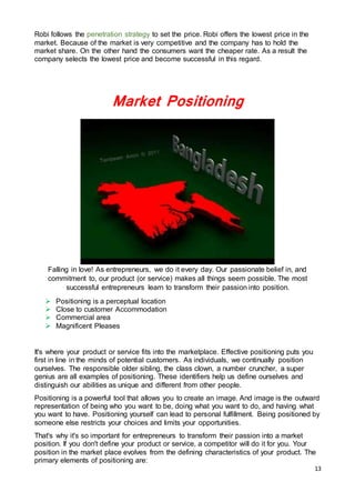 Maketing report on robi | DOCX