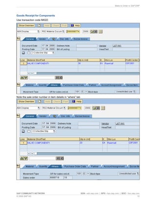 Make to order process with inventory checking | PDF