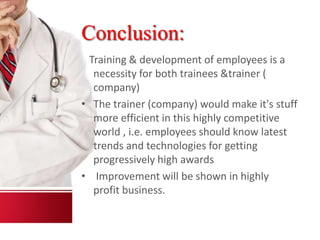 Training And Development Of Employees. | PPT
