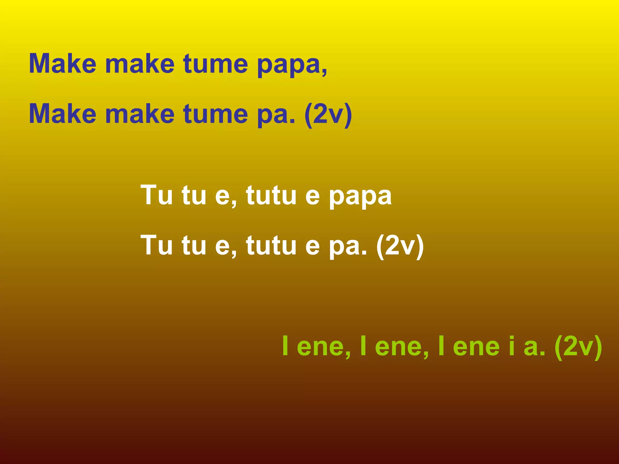 Make tume papa base | PPT
