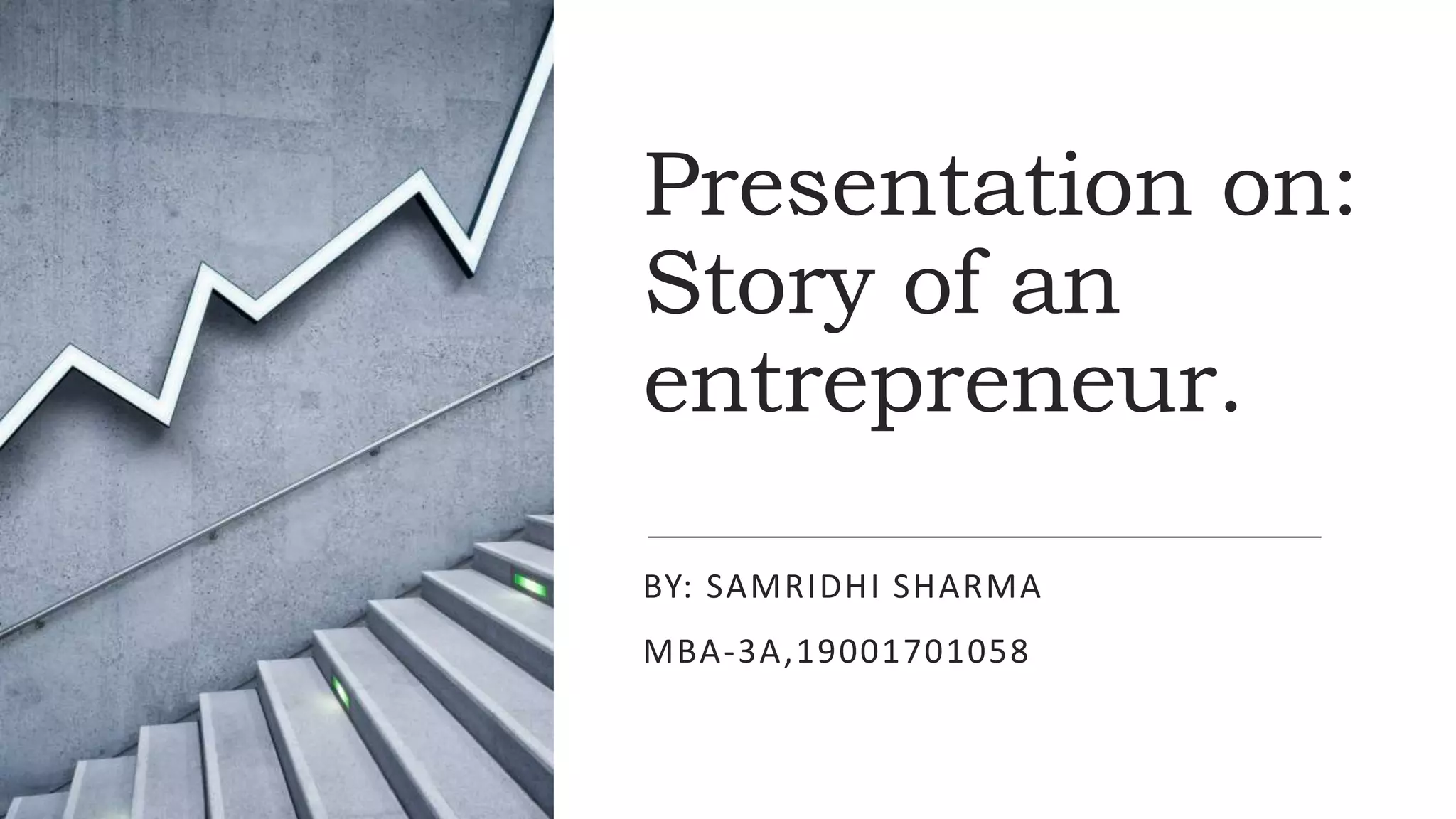 STORY OF AN ENTREPRENEUR- Makeup by RIYA NAGAR | PPT