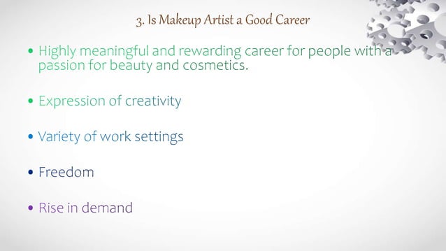 Makeup Artist Pptx