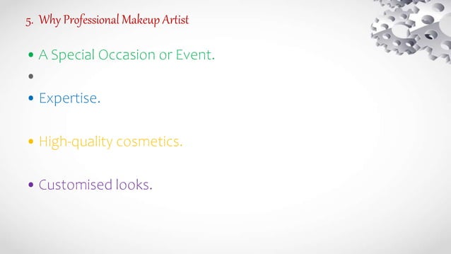 Makeup Artist Pptx