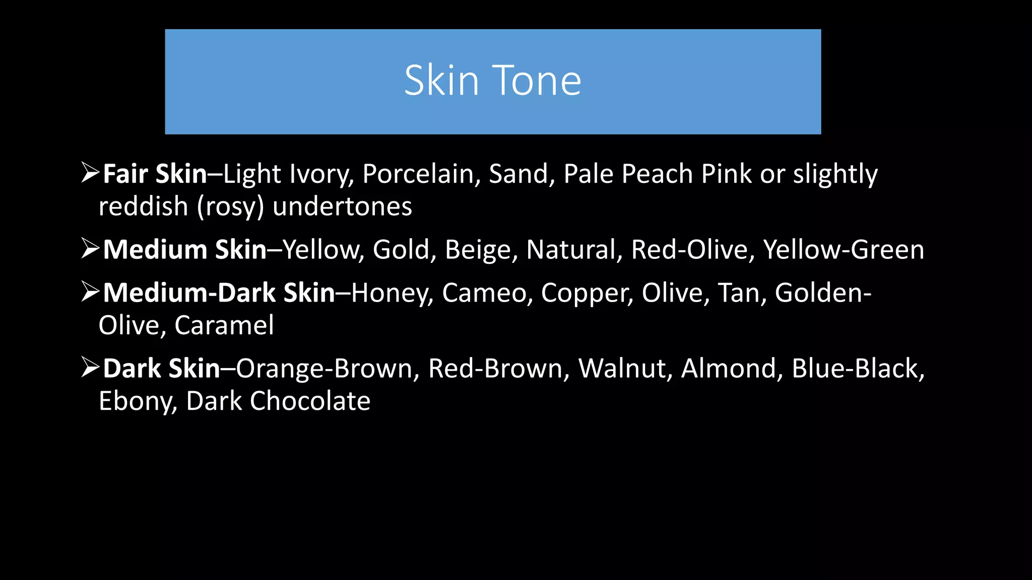 Makeup color theory | PPTX