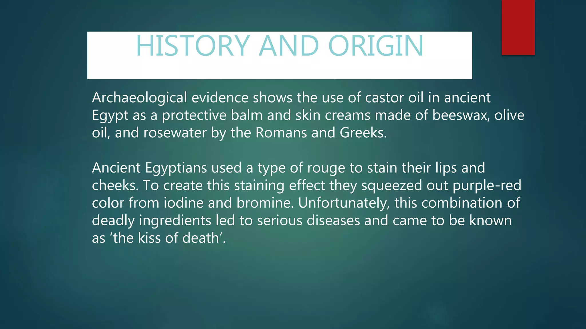 Makeup history | PPTX
