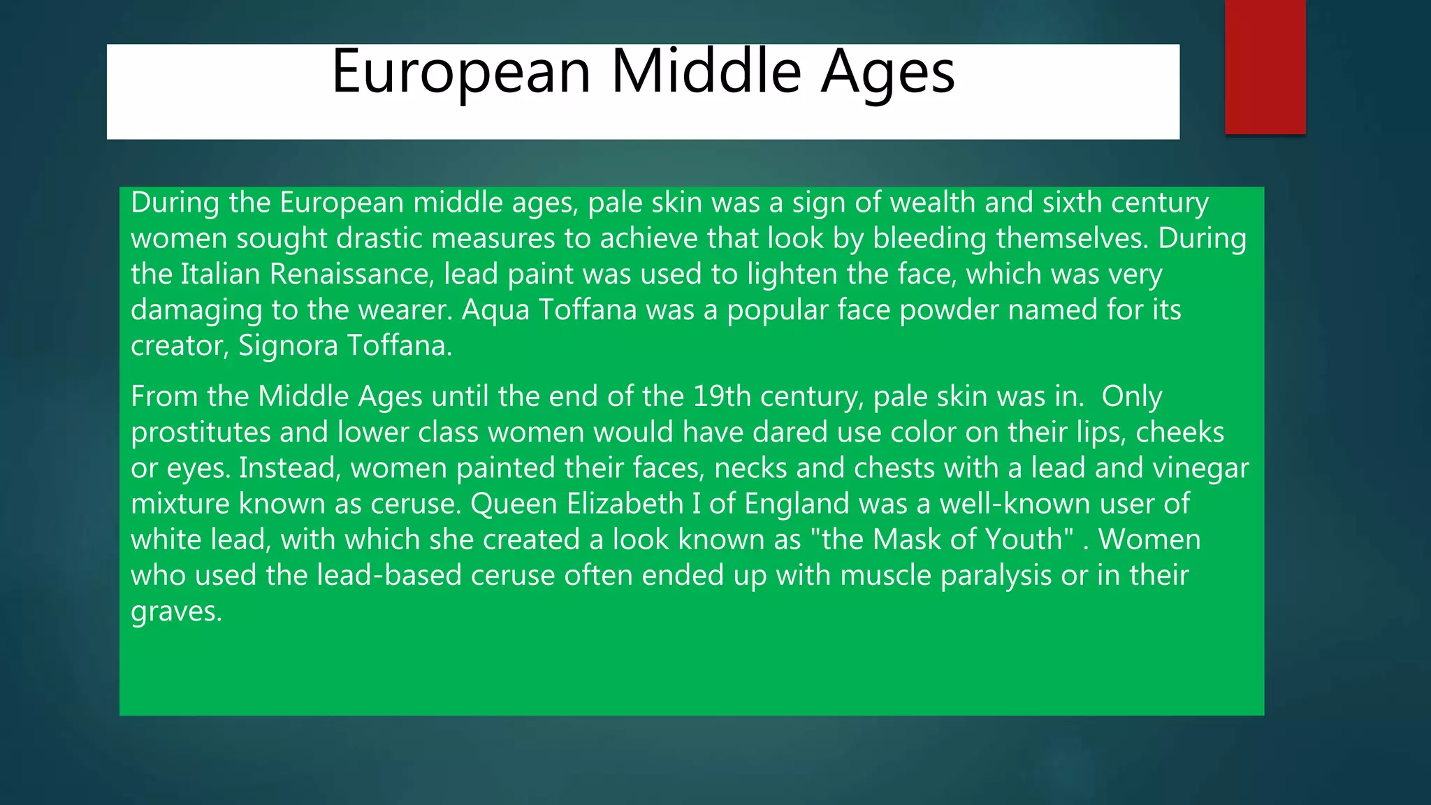 Makeup history | PPTX