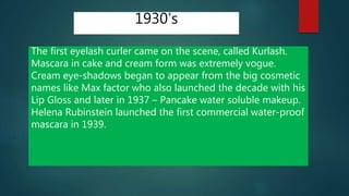 Makeup history | PPTX