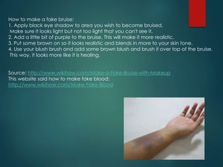 Makeup in horror | PPT