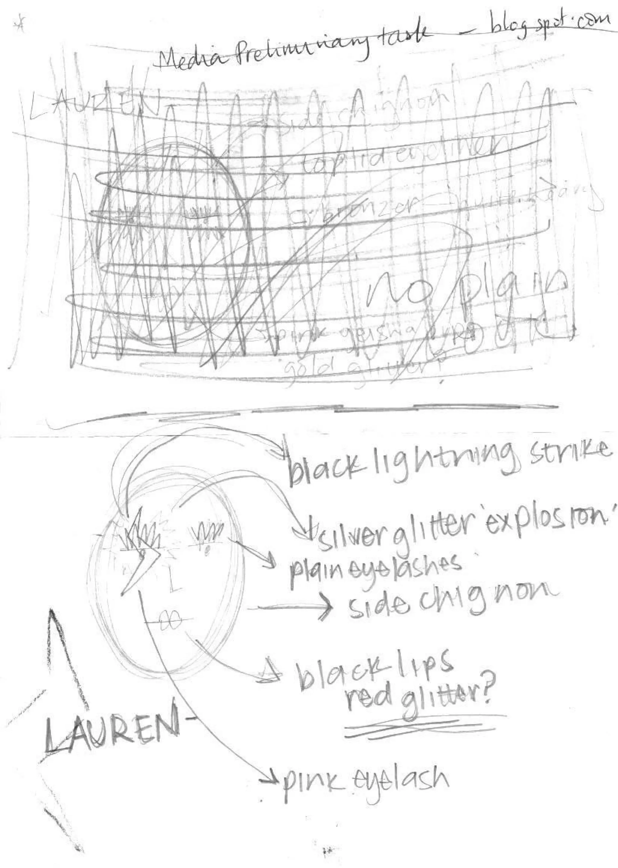 MAKEUP SKETCHES | PDF | Drawing and Sketching | Arts and Crafts