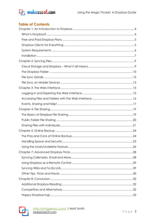 Make use of Dropbox | PDF