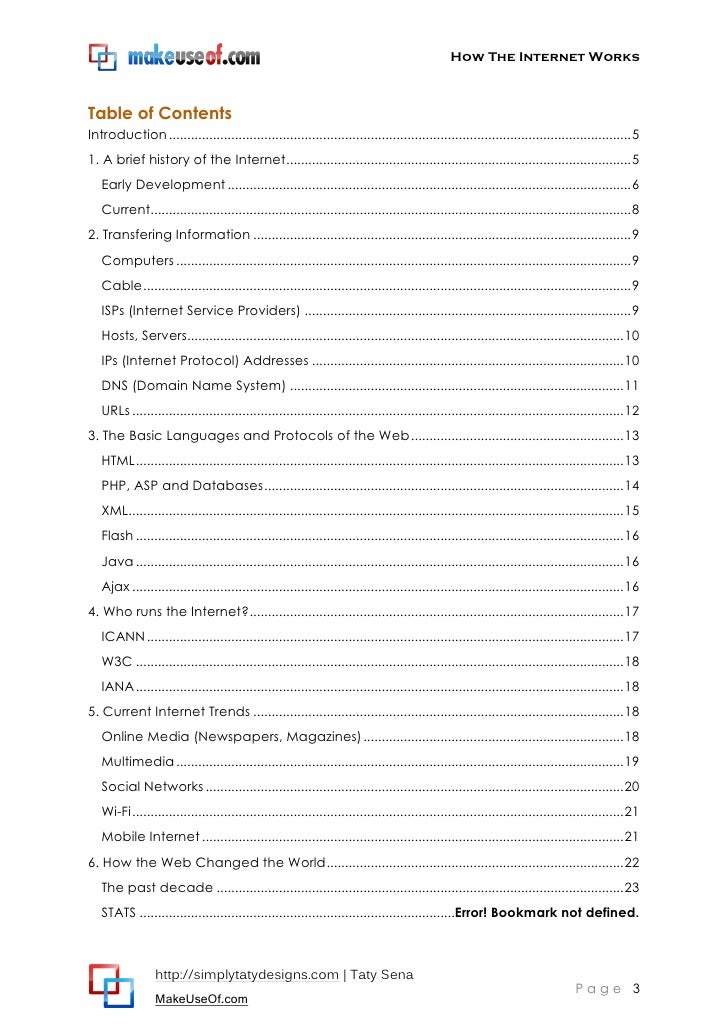 how the internet works