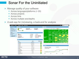 Make use of Sonar for your mobile developments - It's easy and useful! | PPT