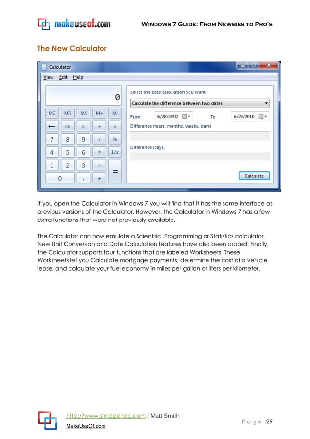 Makeuseof windows 7_guide_r2 | PDF | Operating Systems | Computer Software and Applications