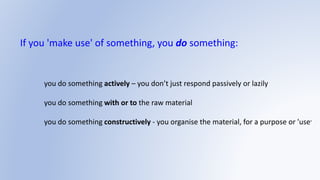 Make use presentation | PPTX