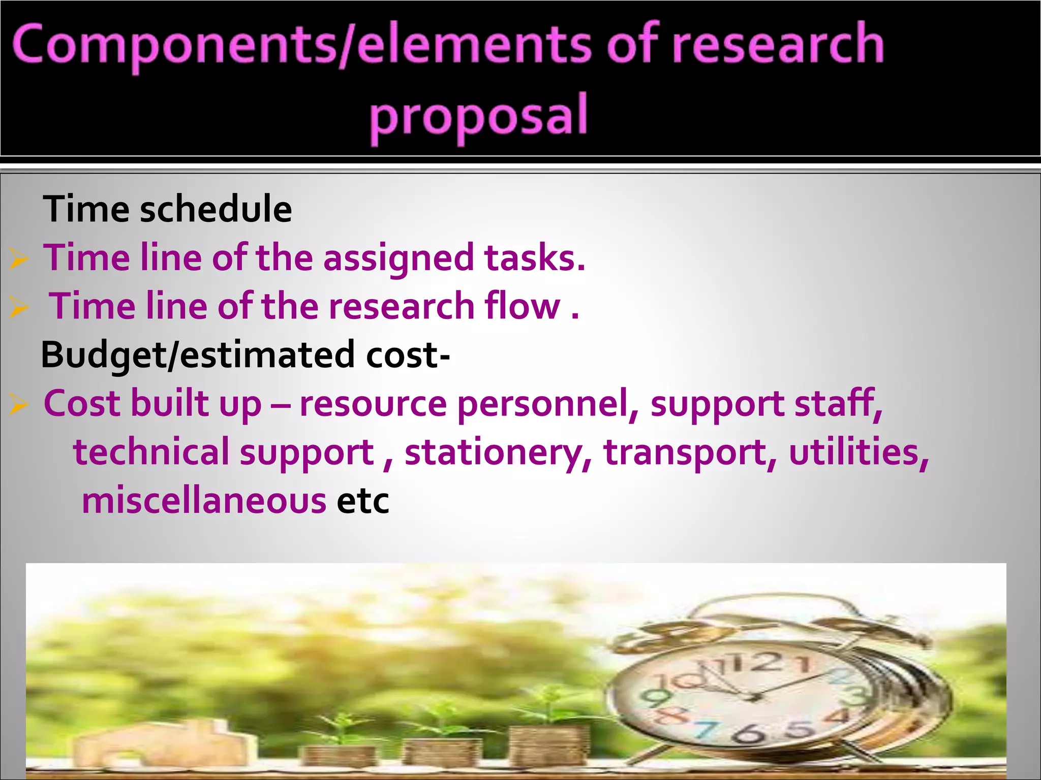 How to write a Research proposal? | PPTX