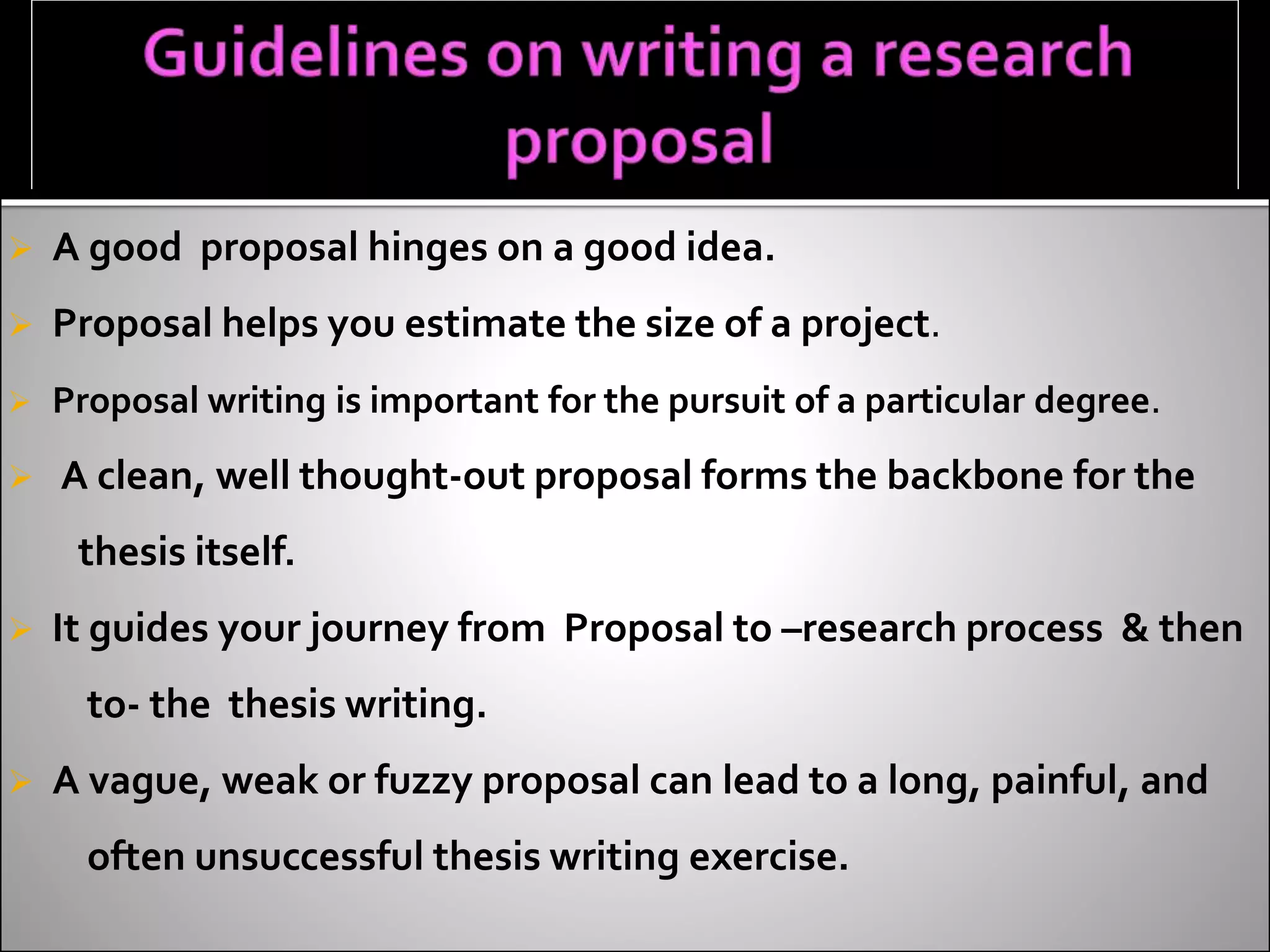 How to write a Research proposal? | PPTX