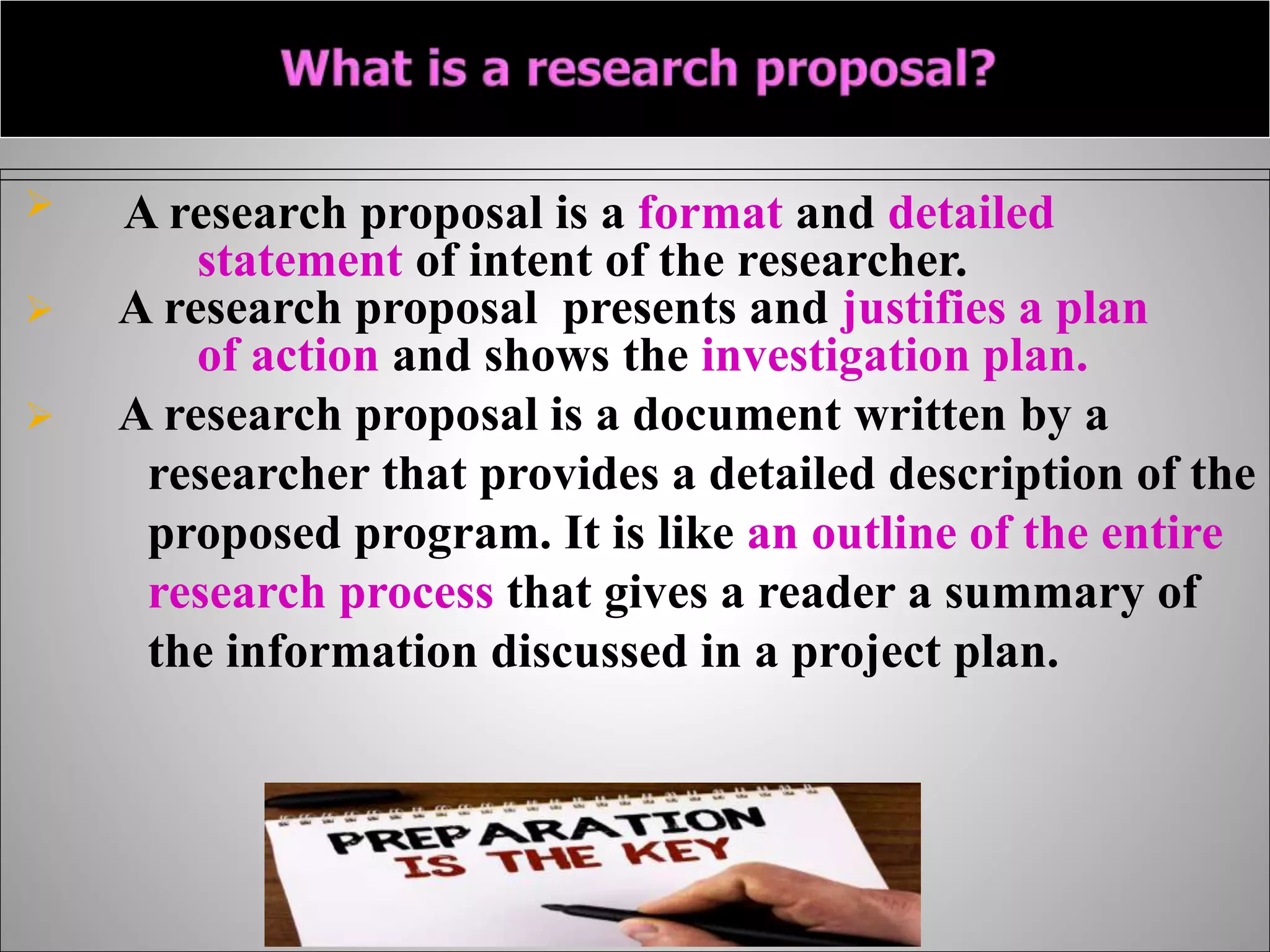 How to write a Research proposal? | PPTX