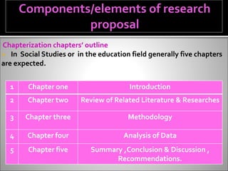 How to write a Research proposal? | PPTX