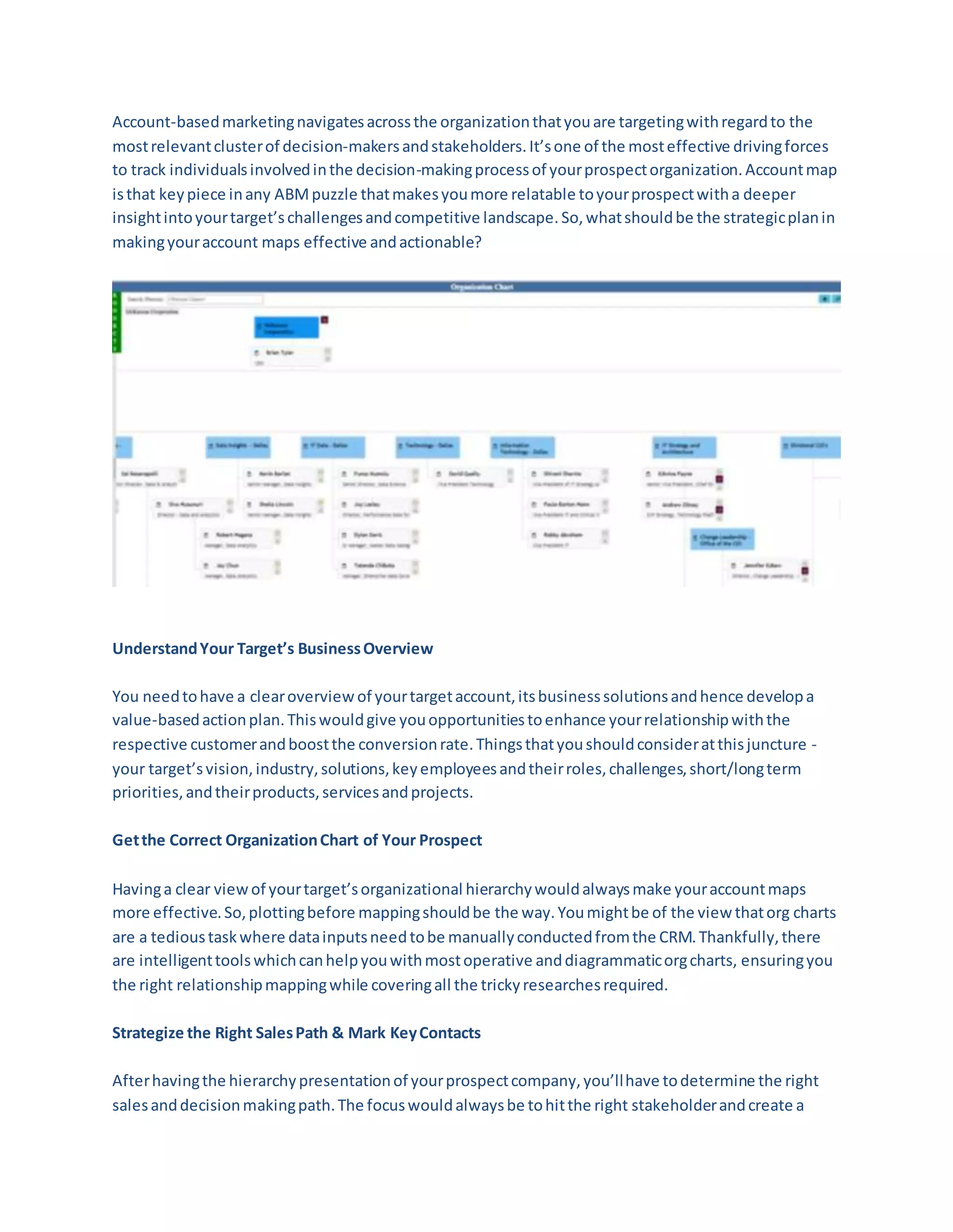 Make your abm account maps effective and actionable | DOCX