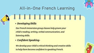 Make Your Child a Confident French Speaker with French Immersion ...