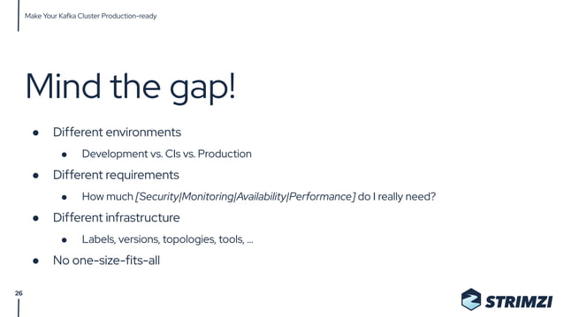 Make Your Kafka Cluster Production-Ready | PPT