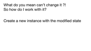 Make your life better with immutable objects | PPT