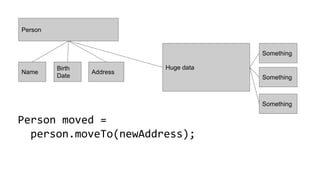 Make your life better with immutable objects | PPT