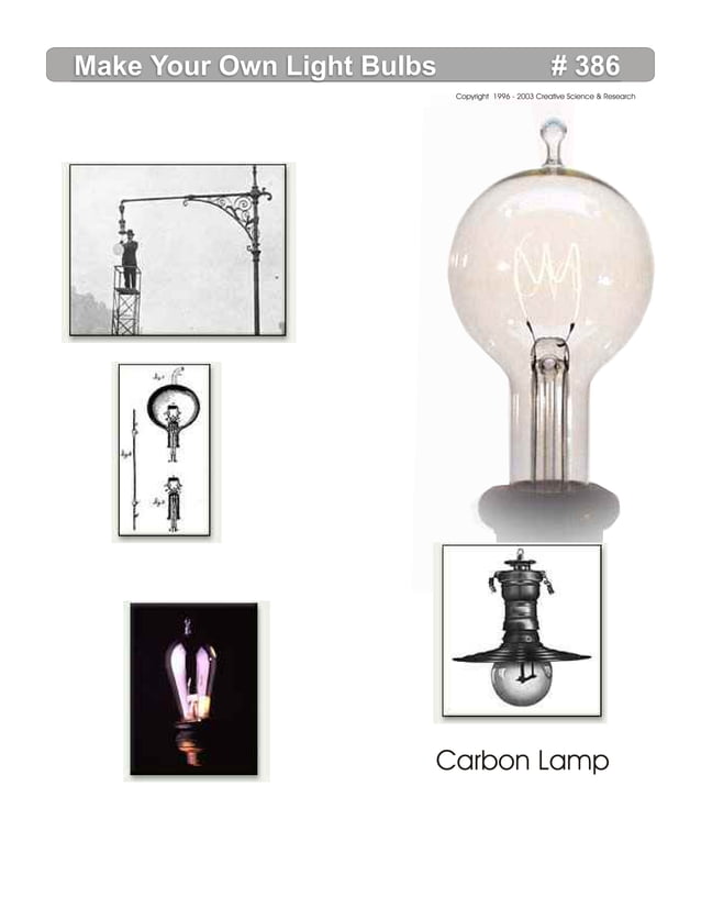 Make Your Own Light Bulbs.pdf | Woodworking | Arts and Crafts