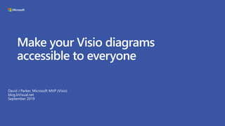 Make your visio diagrams accessible to everyone | PPTX
