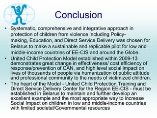 The Most Cost-Efficient United Child Protection Model | PPTX