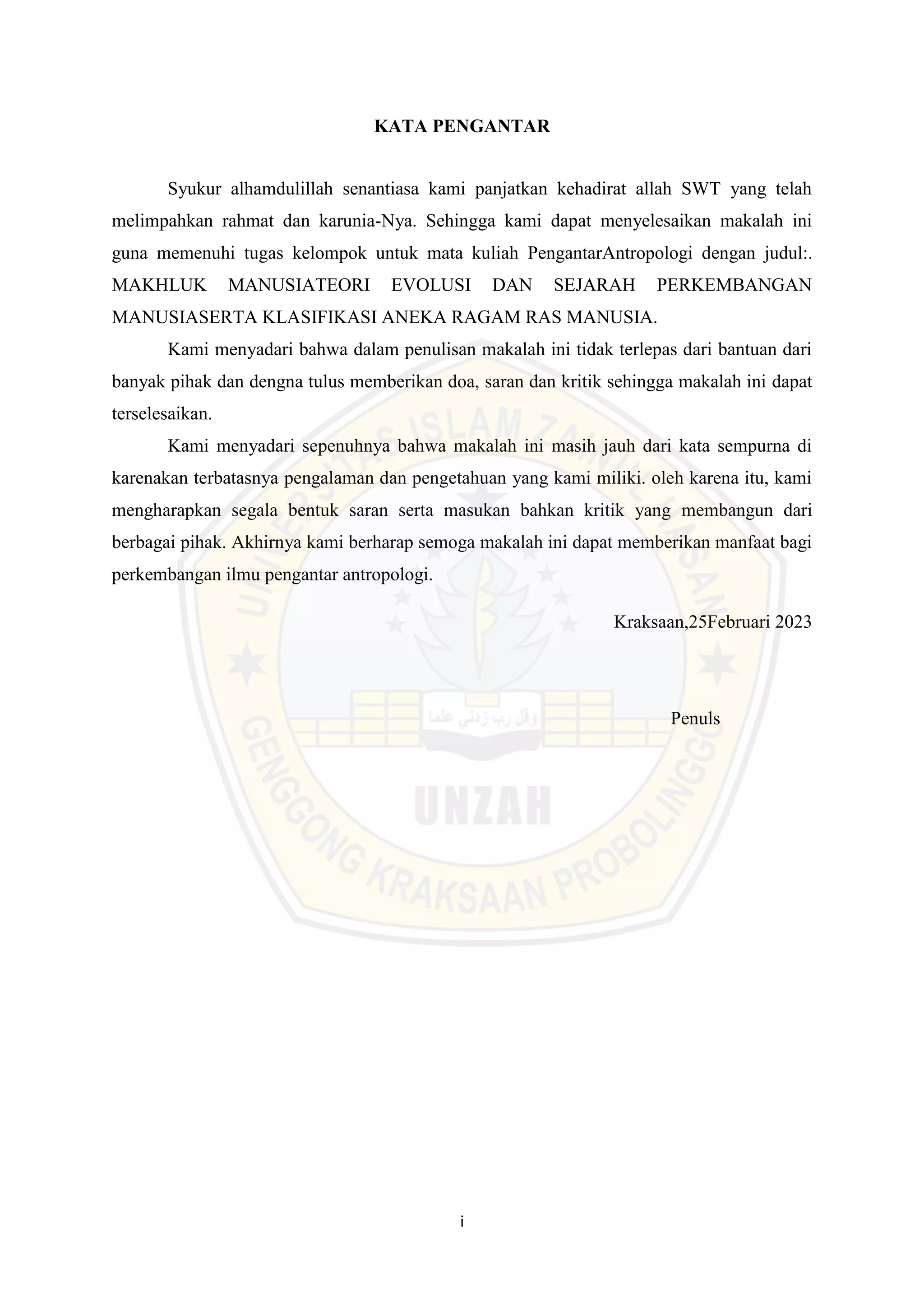 Makhluk Manusia Teori Evolusi dan Sejarah Perkembangan Manusia Serta ...