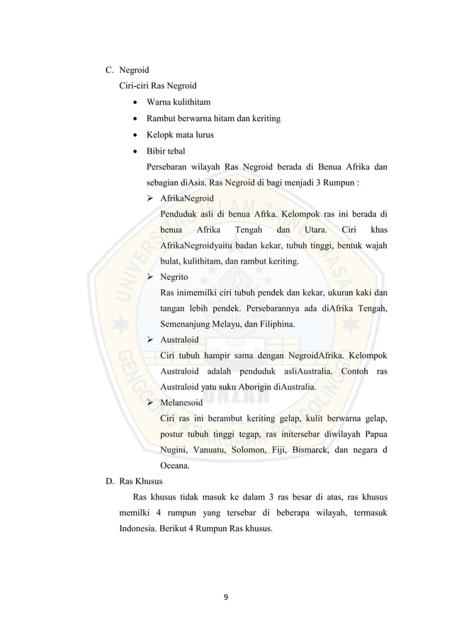 Makhluk Manusia Teori Evolusi dan Sejarah Perkembangan Manusia Serta Klasifikasi Aneka Ragam Ras ...