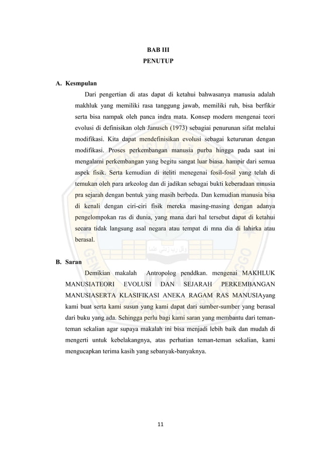 Makhluk Manusia Teori Evolusi dan Sejarah Perkembangan Manusia Serta Klasifikasi Aneka Ragam Ras ...