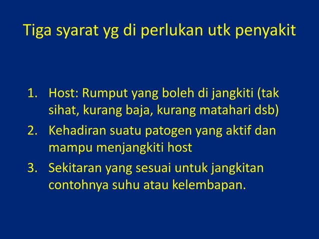 Makhluk perosak & penyakit rumput hiasan (Turfgrass pest & diseases) | PPTX