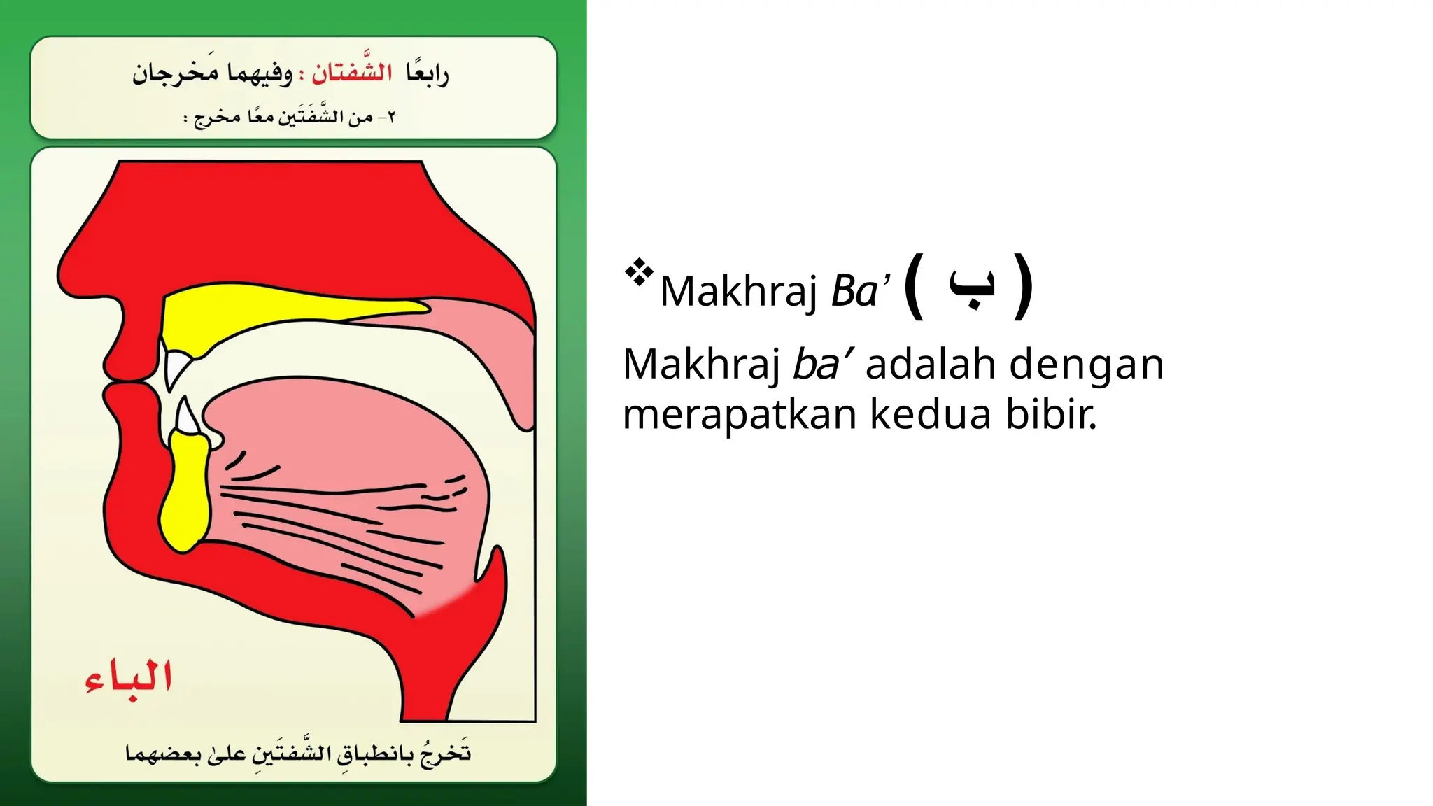 MAKHRAJ-MAKHRAJ-HURUF-ARAB. agar tepat mengucapkan nya | PPTX