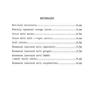 MAKINA Menu GR EN_March2023_final12344566 | PDF