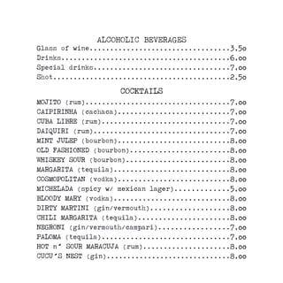 MAKINA Menu GR EN_March2023_final12344566 | PDF