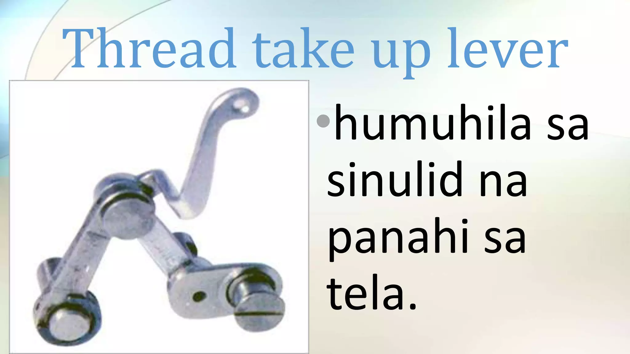 Makinang de padyak | PPTX