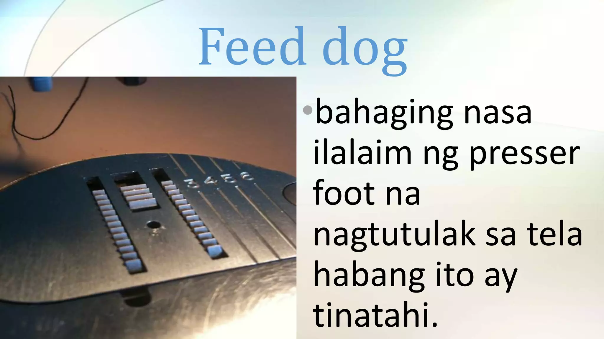 Makinang de padyak | PPTX