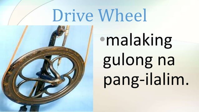 Makinang de padyak | PPTX