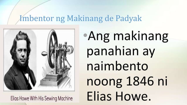 Makinang de padyak | PPTX