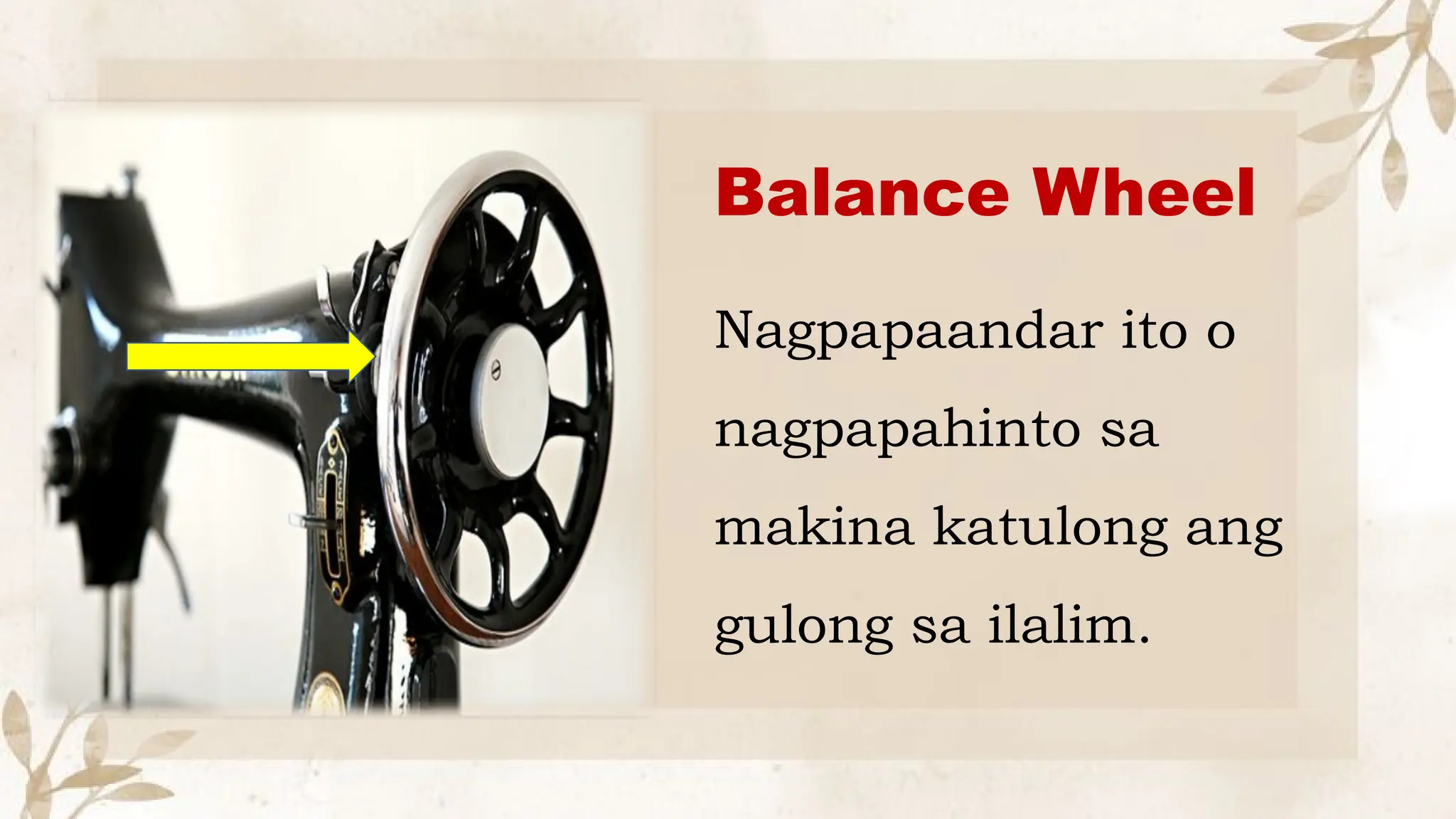 gamit sa pananahi at makinang de pedal.ppt..pptx