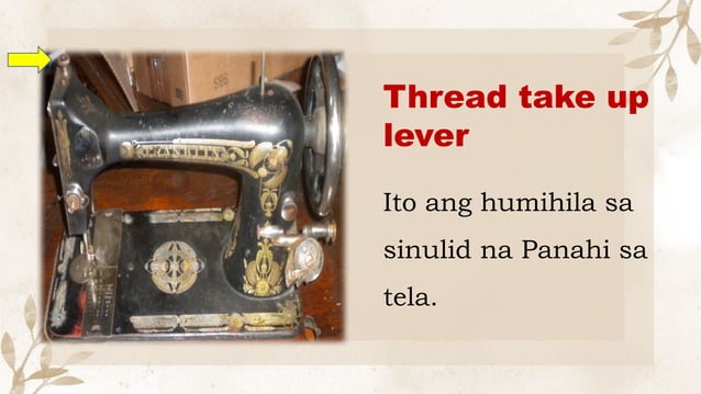 gamit sa pananahi at makinang de pedal.ppt..pptx