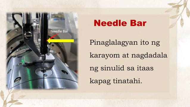 gamit sa pananahi at makinang de pedal.ppt..pptx